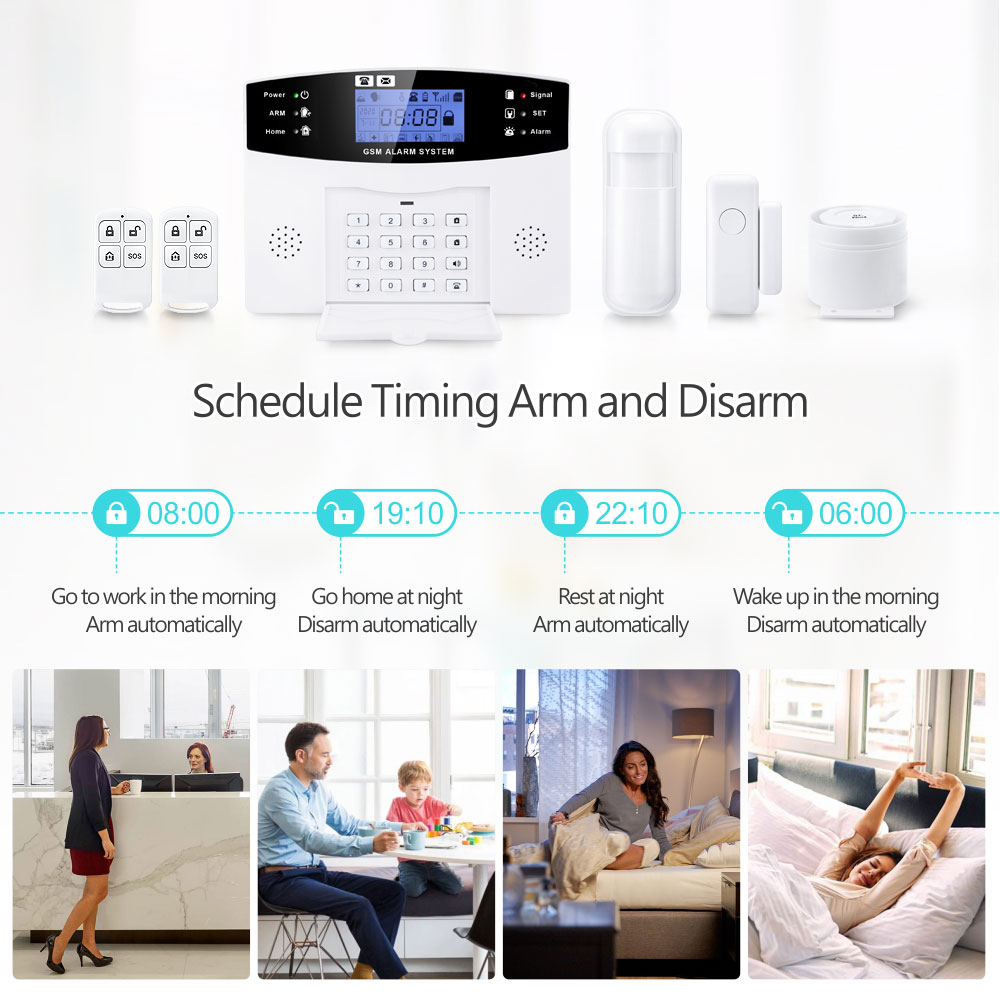 "Smart Home Alarm: Discover the Tuya 8 Zone WiFi and GSM Kit